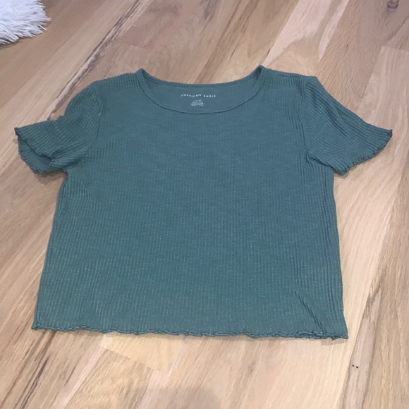 Tops | Green American Eagle Cop Tshirt | Poshmark